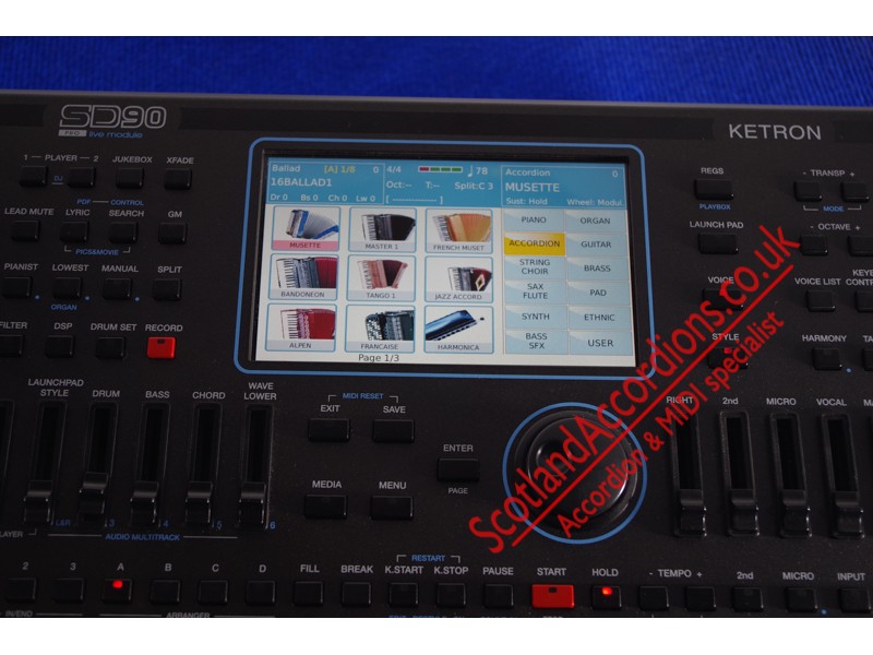 Ketron SD90 New